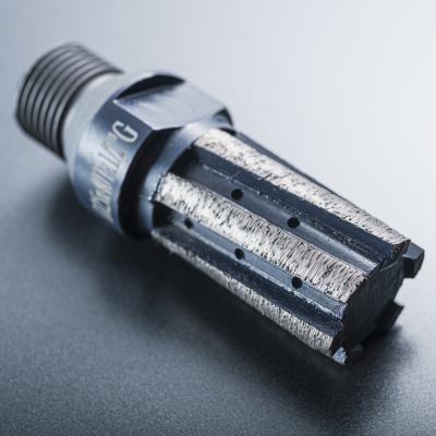 中国 鋭い切断刃 ダイヤモンド・エンド・ミル CNC ルータービット マルブル・グランイトの磨き用 CN JIN 販売のため