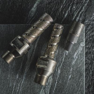 中国 鋭い切断刃 ダイヤモンド・エンド・ミル CNC ルータービット マルブル・グランイトの磨き用 CN JIN 販売のため