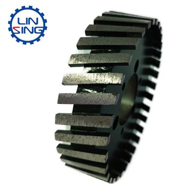 China Roda de encaixe CNC Turbo de segmentação de diamantes flexível e durável Roda de 86 mm à venda
