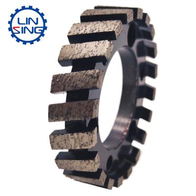 Cina D50/86/100mm Pietra superficie di macinatura e fresatura Segmento ferro nucleo CNC Stubbing Wheel in vendita