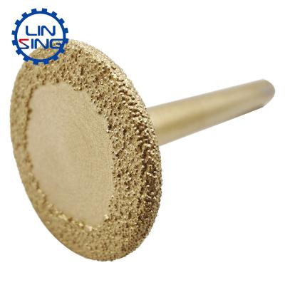 Cina Bit di incisione in pietra di diamanti brasata al vuoto da 10 mm con funzione di incisione e rivestimento TiCN in vendita