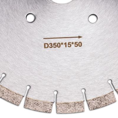 Cina Lametta di seghe di diamanti D350mm personalizzata per il taglio di lastre di pietra in vendita