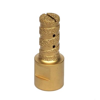 China Máquina de Laveira CNC Diamante de vácuo Brazed Finger Bit para Moagem de Roda de Laveira de Countertop à venda
