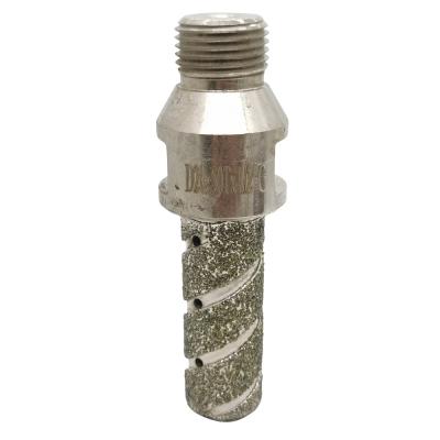 Cina Perforazione senza sforzo di piastrelle di porcellana con metallo e diamanti elettroplatazione Finger Bit in vendita