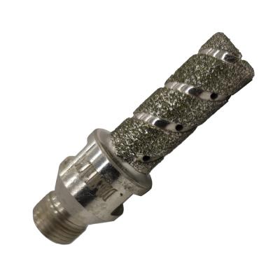 Cina Perforazione senza sforzo di piastrelle di porcellana con metallo e diamanti elettroplatazione Finger Bit in vendita