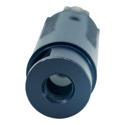 Cina Perforazione a secco di roccia di granito rosso con perforazione di 35 mm con adattatore M14 e polvere di ferro in vendita