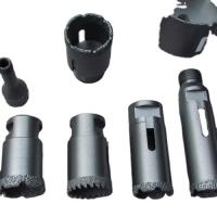 China Diamond Core Drilling Bits for Porcelain Tile Good Sharpness and Vacuum Brazed Cutter for sale