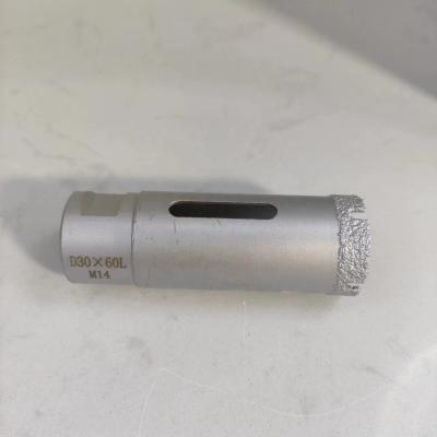 China Bits de perfuração de núcleo de diamante para telhas de porcelana Boa nitidez e cortador de solda a vácuo à venda