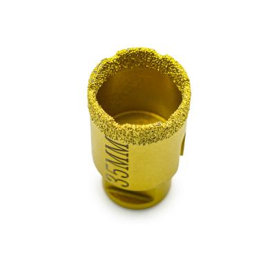Cina Perforazione a vuoto di core di diamante brasato per pietra dura piastrella marmo granito secco o bagnato in vendita
