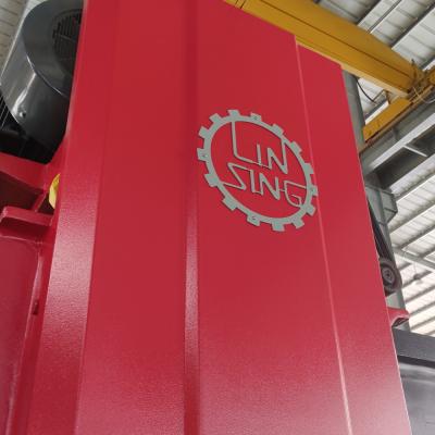 China Linsing Quatro Post Guia Multi Blade Bridge Saw Machine para corte de blocos de granito à venda