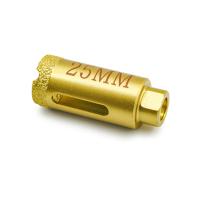 China OBM Support Linsing Diamond Vacuum Brazed Dry Drilling Core Bits for Granite Concrete for sale