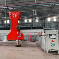 China Stone Block Cutter with Horizontal Plus Vertical Bridge Saw and PLC Control System for sale