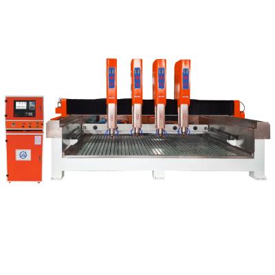China DSP-besturingssysteem 5-assige 3D-CNC-steengraveringsmachine voor het graveren van granietmarmer Te koop