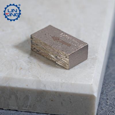 China 6.5MM Multi Blade Diamond Segment met koudperstechnologie en goede prestaties Te koop
