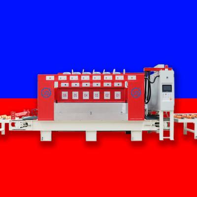 China Função de moagem PLC Máquina de martelo automática contínua de granito, mármore e pedra à venda