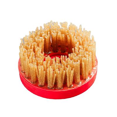 Cina Spazzola rotonda per la rettifica di abrasivi di diamanti su superfici di pelle, pietra, marmo, abrasivi in vendita