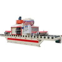 China LINSING Flamed Stone Finish Processing Machine for Chiseled Rough Picking Granite Slab for sale
