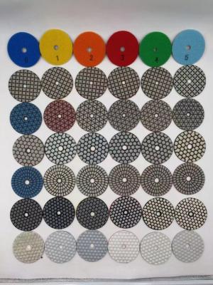 Cina Pad di lucidatura umida da 125 mm per la lucidatura di granito marmo pietra lastra di resina Pad vantaggio in vendita