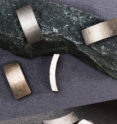 China Snijden LINSING Type Ronde matrix kern Beton Diamant segment voor kern boorstuk Te koop