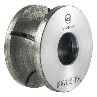 China Pedras de moagem/esferas/peças de azulejo Rodas de perfis CNC de diamante para perfis de lâminas/peças de azulejo à venda