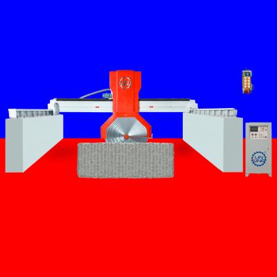 Cina Macchina per il taglio delle lastre di granito a pietra grande e umida 7.5KW Multi Saw Blade Cutter 12000 kg in vendita