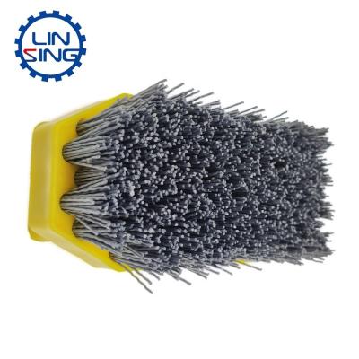 Cina Supporto ODM personalizzato spazzola in carburo di silicio di diamante da 4' per lucidare la lastra di marmo di granito in vendita