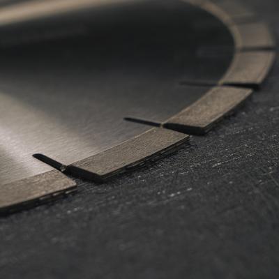 Cina Granito Quarzo Pietra Wet Cutting 14 pollici Segmentato Diamante Carburo Cerchiera Circolare in vendita