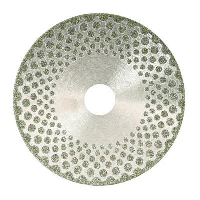 Cina Supporto personalizzato OBM Disco di diamante elettroplata per taglio di pietra in vendita