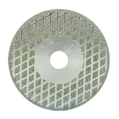 Cina Supporto personalizzato OBM Disco di diamante elettroplata per taglio di pietra in vendita