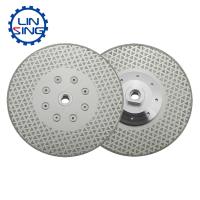 China 7/10/12mm Segment Height 350MM Diamond Saw Blade for Marble Processing Tools for sale