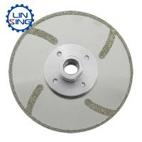 China 7/10/12mm Segment Height 350MM Diamond Saw Blade for Marble Processing Tools for sale
