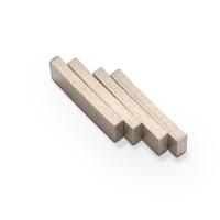 China Hot Press Sintering Machine High Frequency Brazed Diamond Segments for Granite Cutting for sale