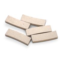 China Hot Press Sintering Machine High Frequency Brazed Diamond Segments for Granite Cutting for sale