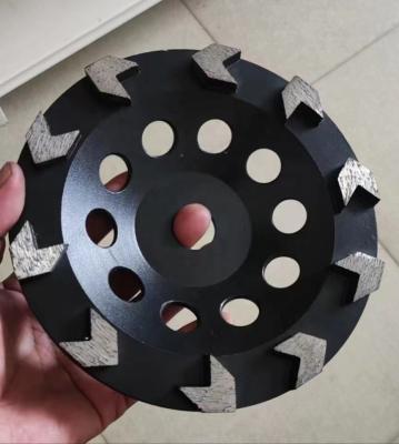 Cina Pavimento di granito fine triturazione Turbo-segmentato ruota di tazza con resina Riempito ruota di diamanti in vendita