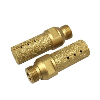 Cina Taglio CNC Diamante Sink Ruota a vuoto Legatura di fresatura Finger Bits per fresatrice in vendita