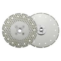China High Cutting Speed Double Electroplated Diamond Saw Blade for Customized Stone Cutting for sale