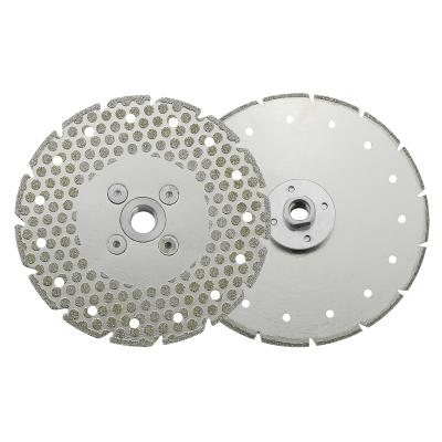 Cina Velocità di taglio elevata Lama di seghe a diamante doppia elettroplata per taglio di pietra personalizzato in vendita