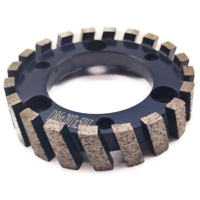 China Pedra de moagem / lajes / azulejos feitos fácil com CNC roda de reboque Preto / Prata / Vermelho e Mais à venda