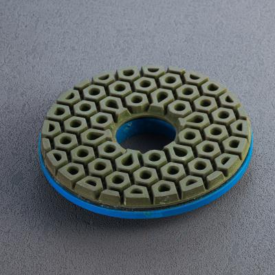 Cina OBM Support Stone Grinding Wheel Snail Lock Edge Pad di lucidatura per la macinazione di lastre di granito in vendita