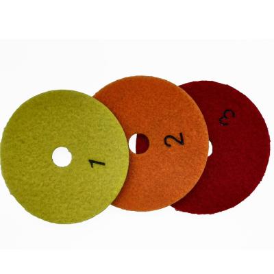 Cina Strumenti circolari a diamante 3 passaggi Pad di lucidatura flessibili a secco/umido con buone prestazioni in vendita