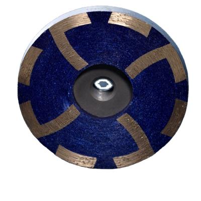 中国 40/50 Grit 4インチ ダイヤモンド・グリンドカップ・ホイール 金属結合剤 販売のため