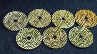 Cina Pad di lucidatura D150MM D180MM D230MM Dischi di lucidatura a base di diamanti secchi e bagnati ad alta durata in vendita