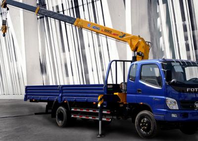 China Truck Mounted Crane Telescopic Boom With Dongfeng Truck Chassis 4Ton for heavy goods for sale