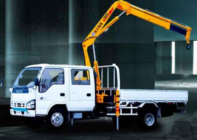 China XCMG Durable Arm Move Fast Articulated Boom Crane , 3.2 Ton Truck With Crane for sale