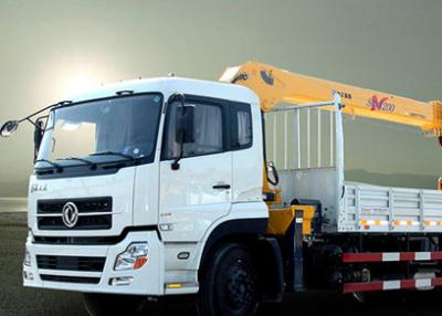 China New XCMG hydralic Telescopic Boom Truck Loader Crane , 8T Truck Mounted Crane for sale