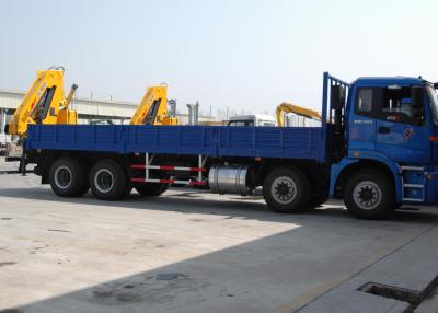 China Fast and Effective  Hydraulic Truck Mounted Crane For Transporting Materials , 11meters Lifting Height for sale