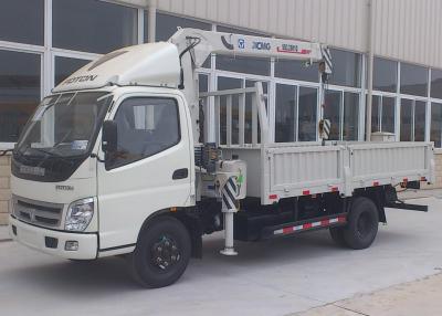China Durable Wire Rope Telescoping Truck Mounted Crane 1105kg With 30L Oil Tank for sale