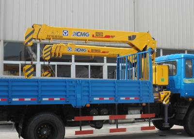 China Durable Safety XCMG Transporting Telescopic Boom Truck Mounted Crane, 13m Height for sale