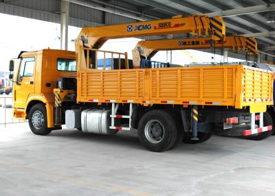 China Durable 8 Ton Transportation Telescopic Boom Truck Mounted Crane for sale