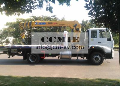 China Telescopic Truck Mounted Crane Good Toughness With Platform Xcmg Sq8sk3q for sale